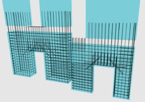 Reinforced complex wall reinforcement in Allplan - By ALLTO PythonParts